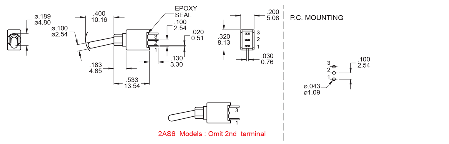 2A – M2 – SPDT | RJS Electronics Ltd
