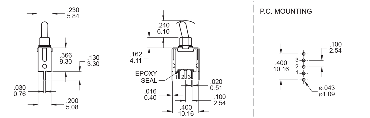 2A – VS2 – SPDT | RJS Electronics Ltd