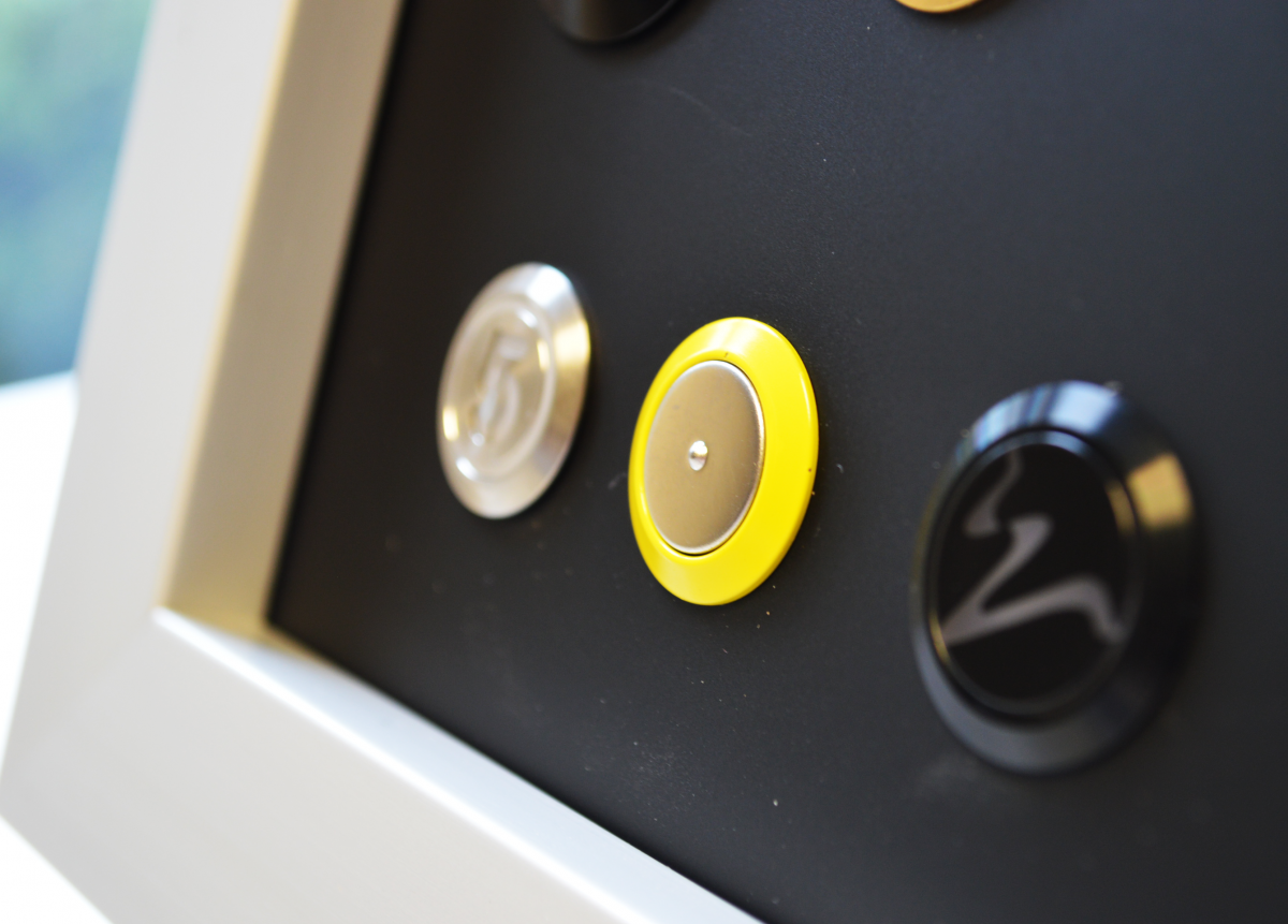 Panel image – custom – yellow bezel + pip | RJS Electronics Ltd