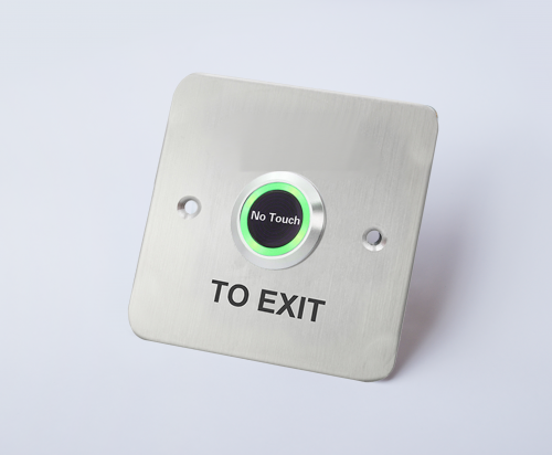 Touchless button with plate | RJS Electronics Ltd