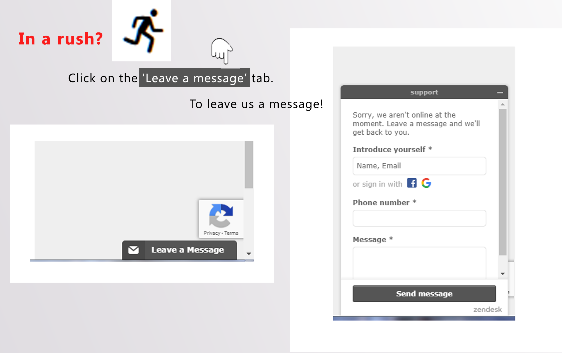 leave us a message | RJS Electronics Ltd