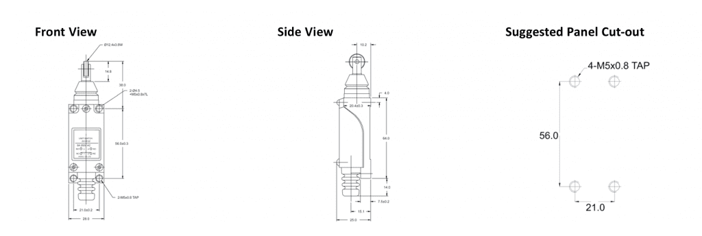 Limit Switch AH8122 | RJS Electronics Ltd