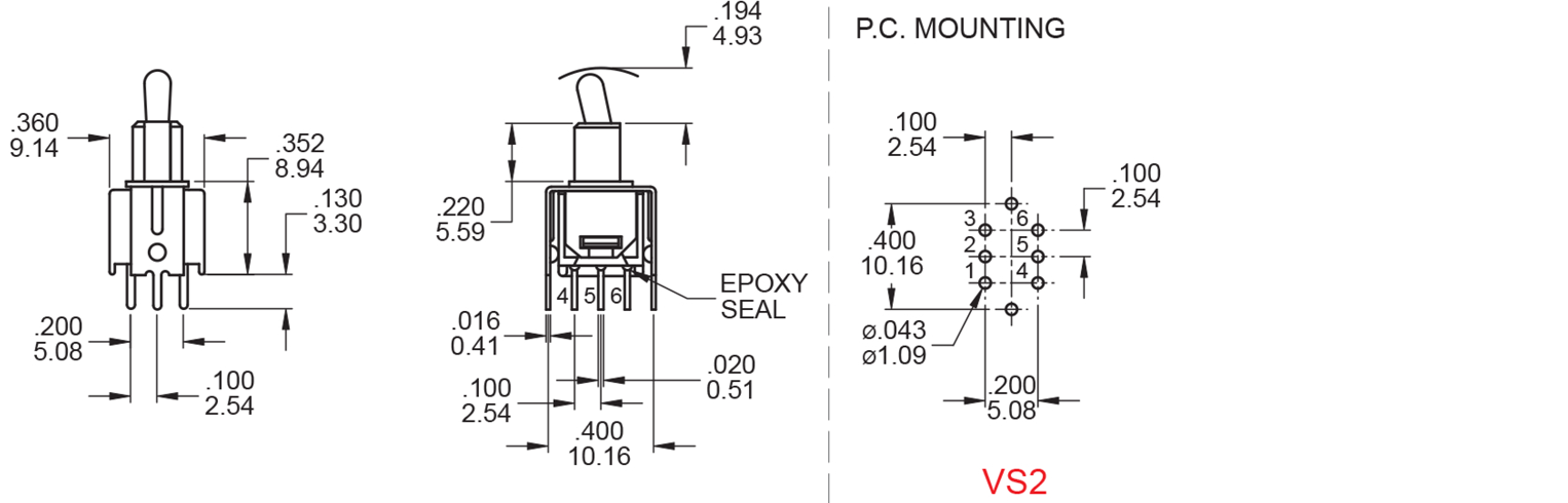 rjs-toggle-switch-2m-VS2-DPDT – DRAWING – RJS ELECTRONICS LTD | RJS Electronics Ltd